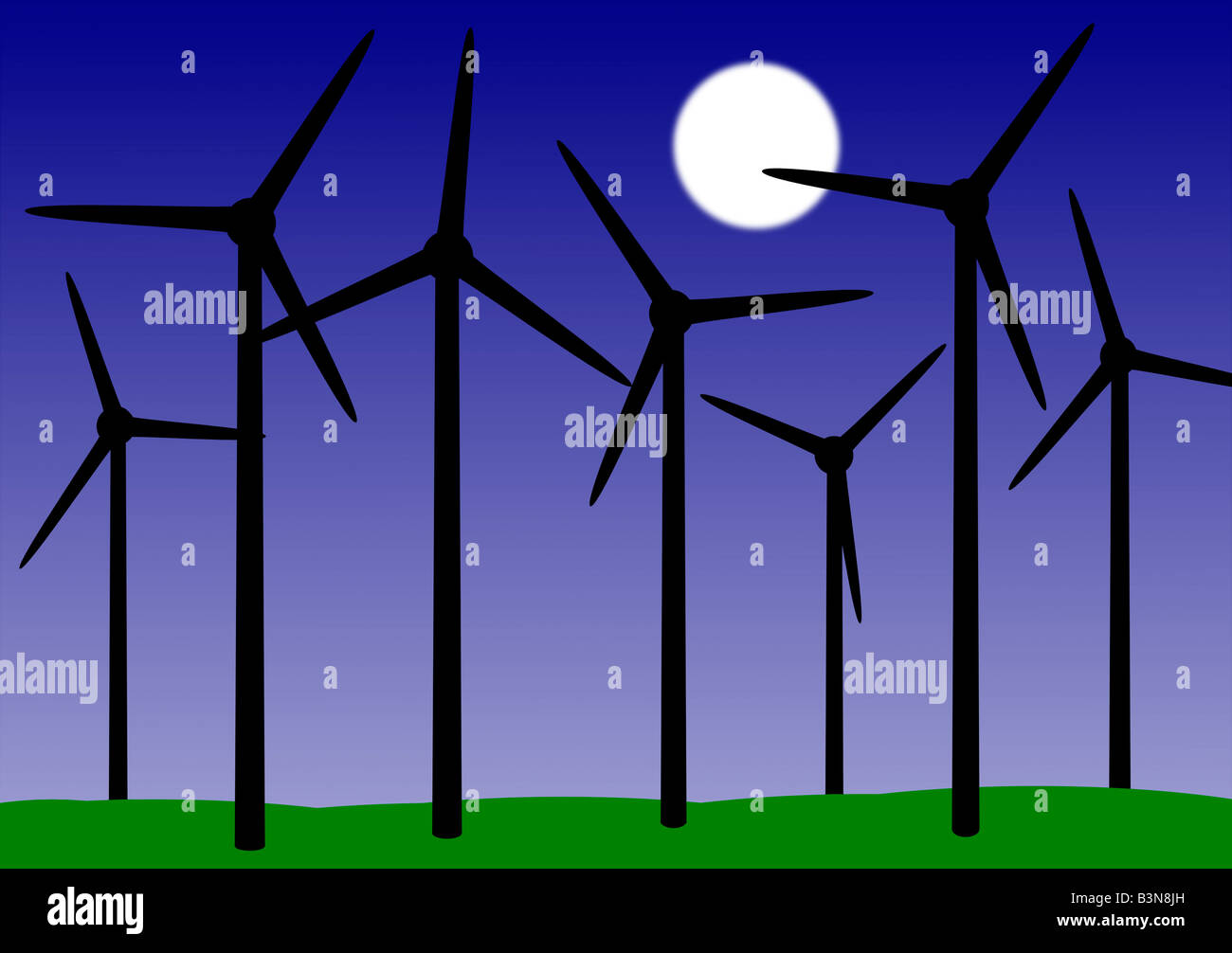 Electric windmill draw hi-res stock photography and images - Alamy