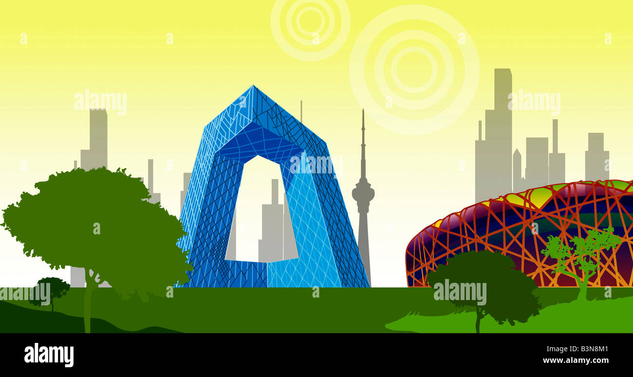 Cctv new building and national stadium hi-res stock photography and ...