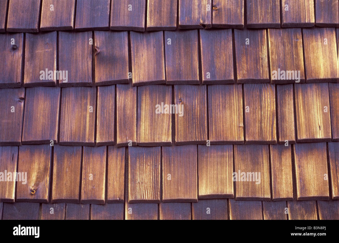 Wooden shingles, full frame Stock Photo - Alamy