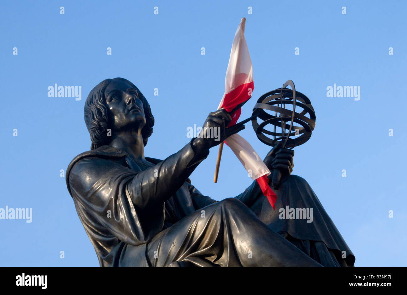 Statue of Copernicus Warsaw Stock Photo - Alamy