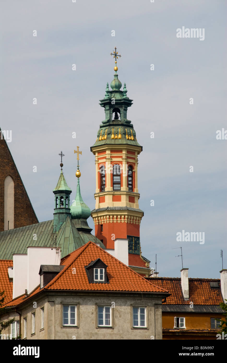 Tower of St John's Cathedral Warsaw Stock Photo - Alamy