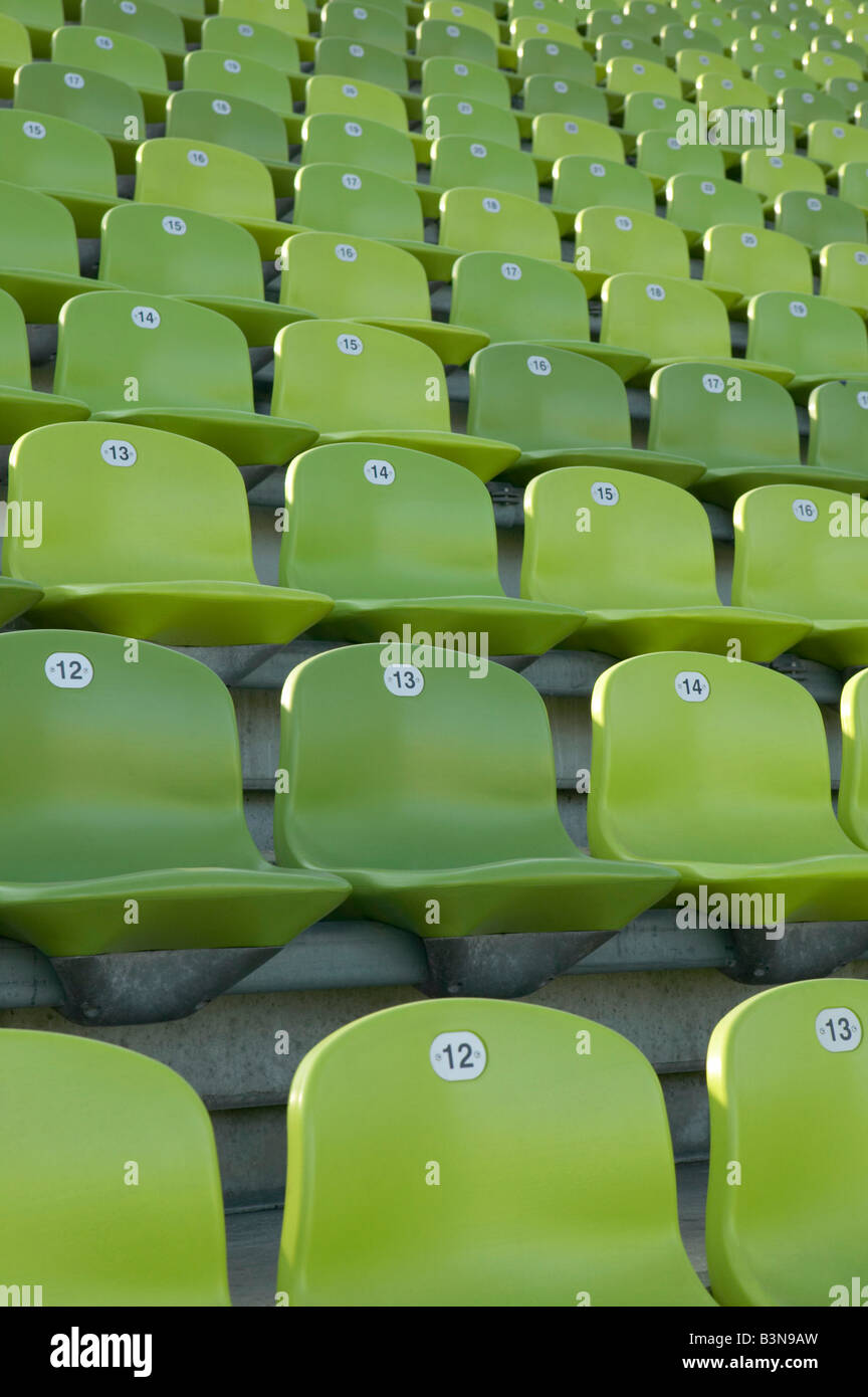 Empty stadium seats Stock Photo - Alamy