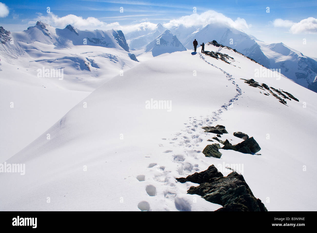 Switzerland mountain footprints hi-res stock photography and images - Alamy