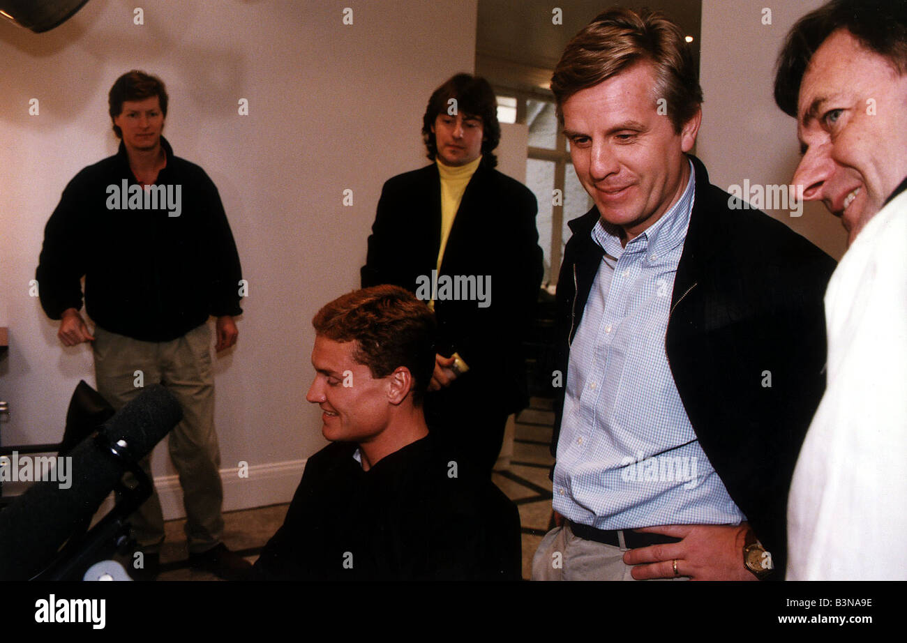 Steve Ryder presenter of Grandstand Stock Photo - Alamy