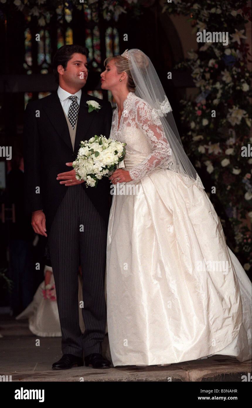 Tania bryer tv presenter wedding hi-res stock photography and images ...