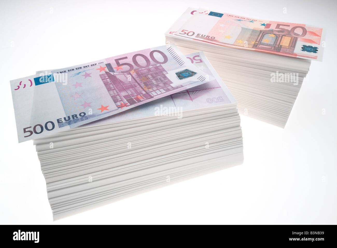 Stack of Euro banknotes, close up Stock Photo - Alamy