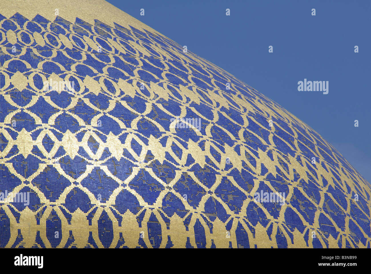 Tiled dome Nizwa Mosque Al Dakhiliyah Region Sultanate of Oman Stock ...