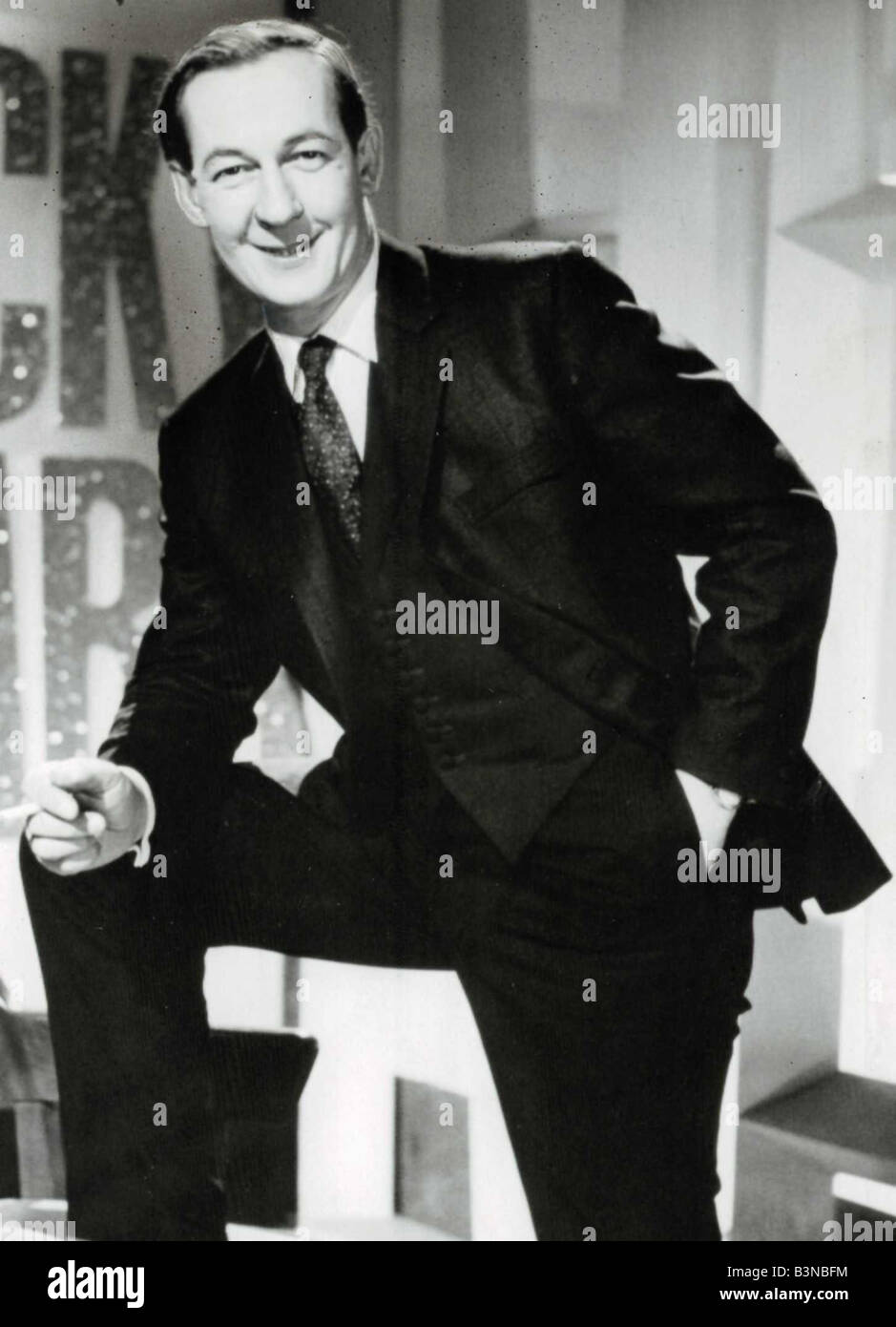 TV presenter Brian Matthew December 1963 mirrorpix Stock Photo - Alamy