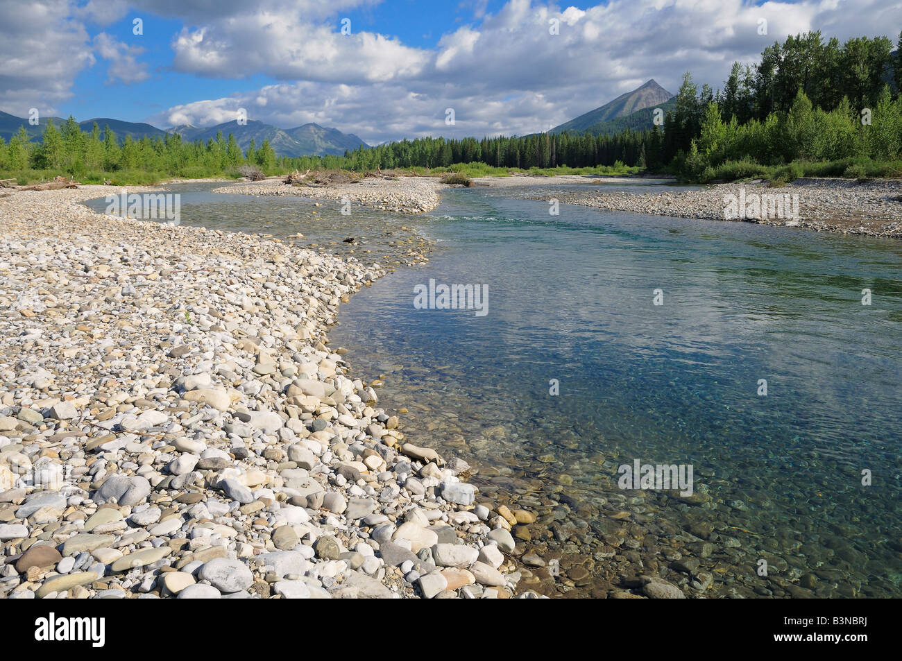 Flathead River Clark Range Flathead Region extreme south east British ...