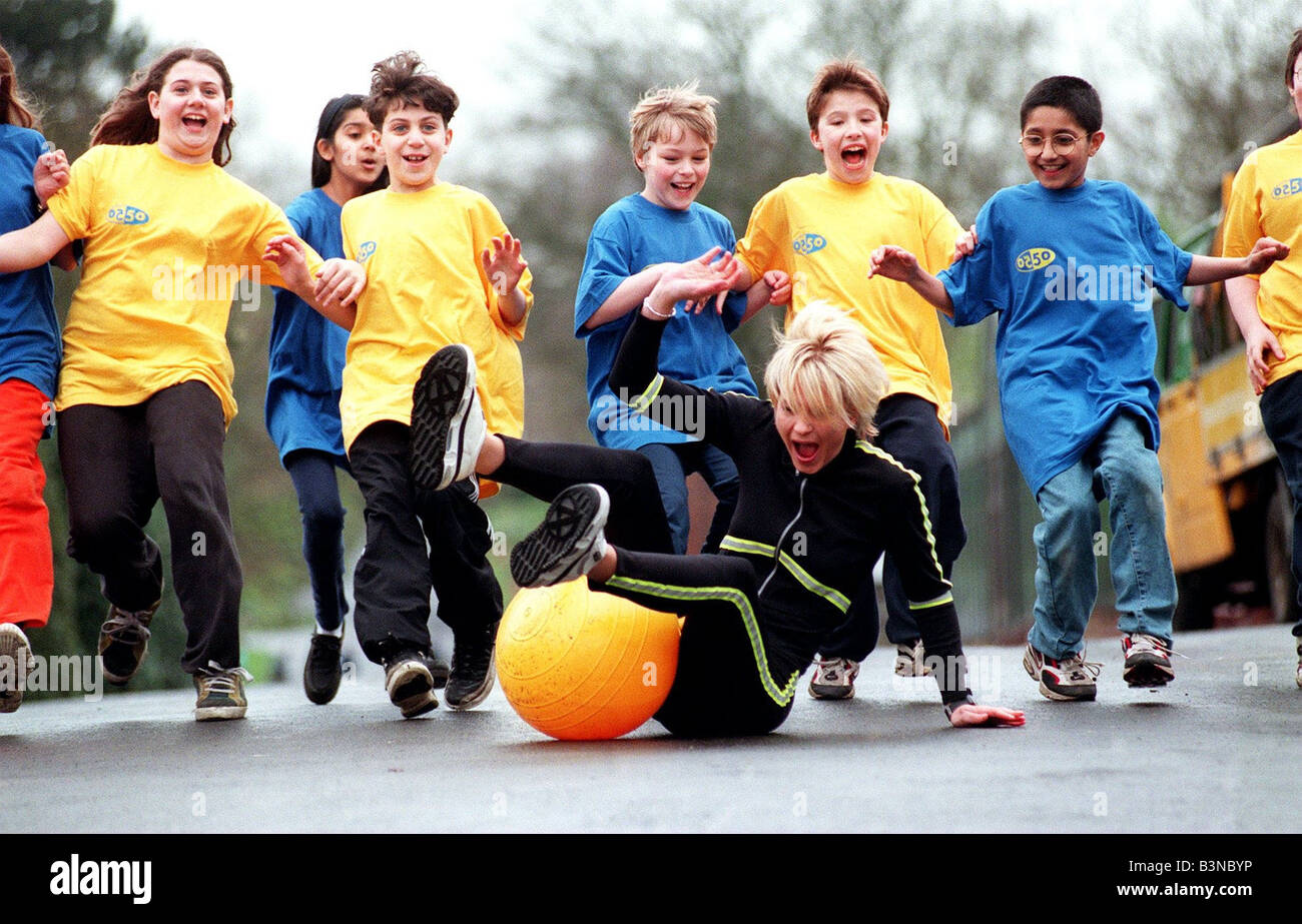 Sally Gray TV Presenter of the new 50 50 childrens show on a space ...