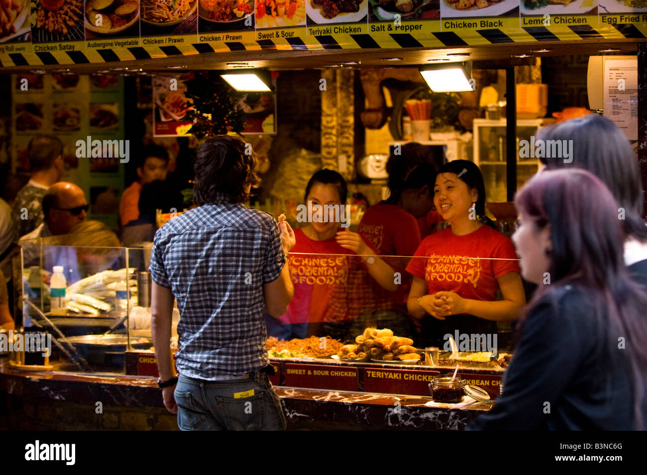 Chinese food stall camden market london hi-res stock photography and ...