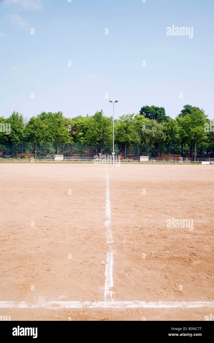 Germany, Bavaria, Empty football pitch Stock Photo - Alamy