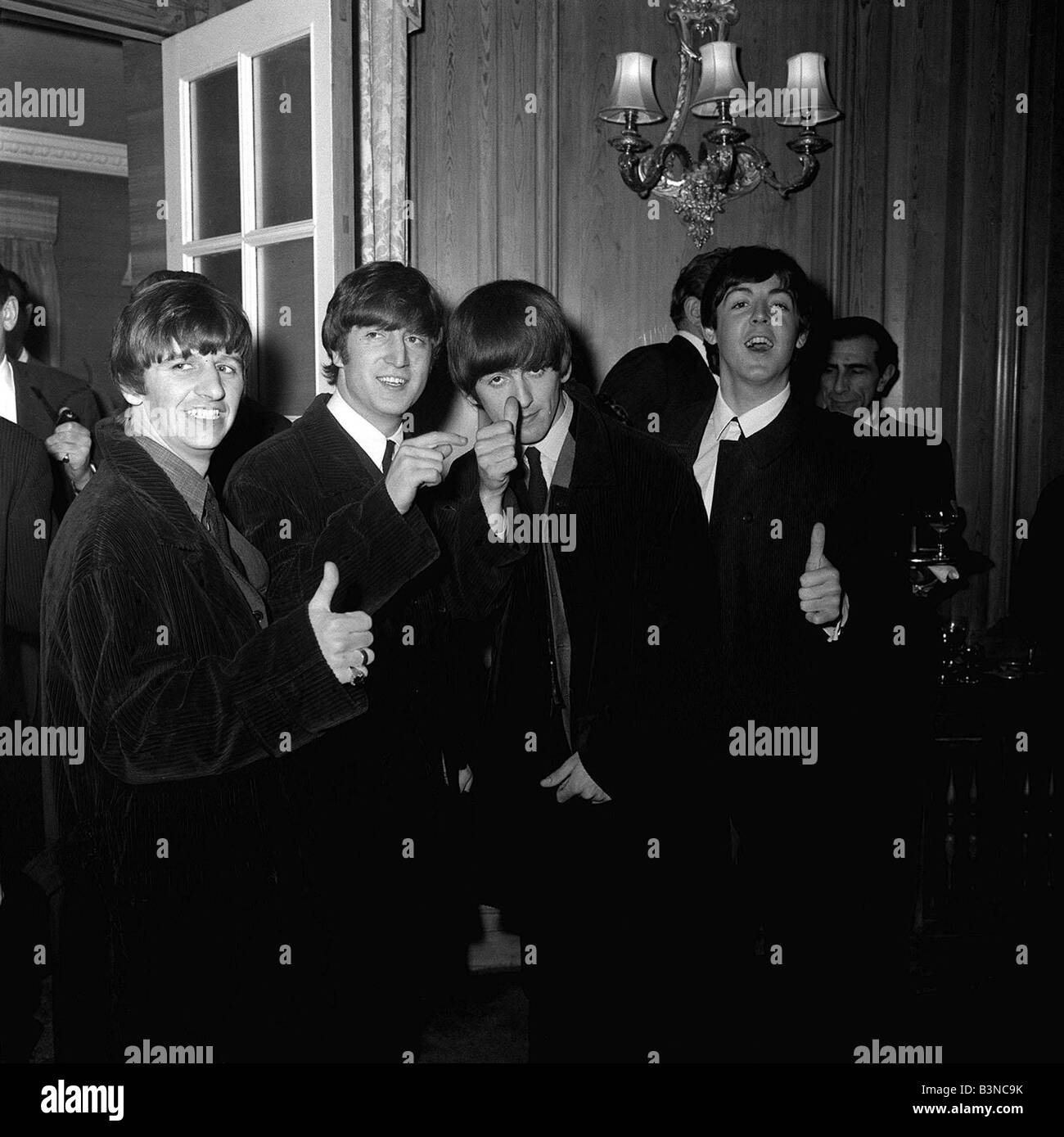 George Harrison Beatles 1960s Portrait High Resolution Stock ...