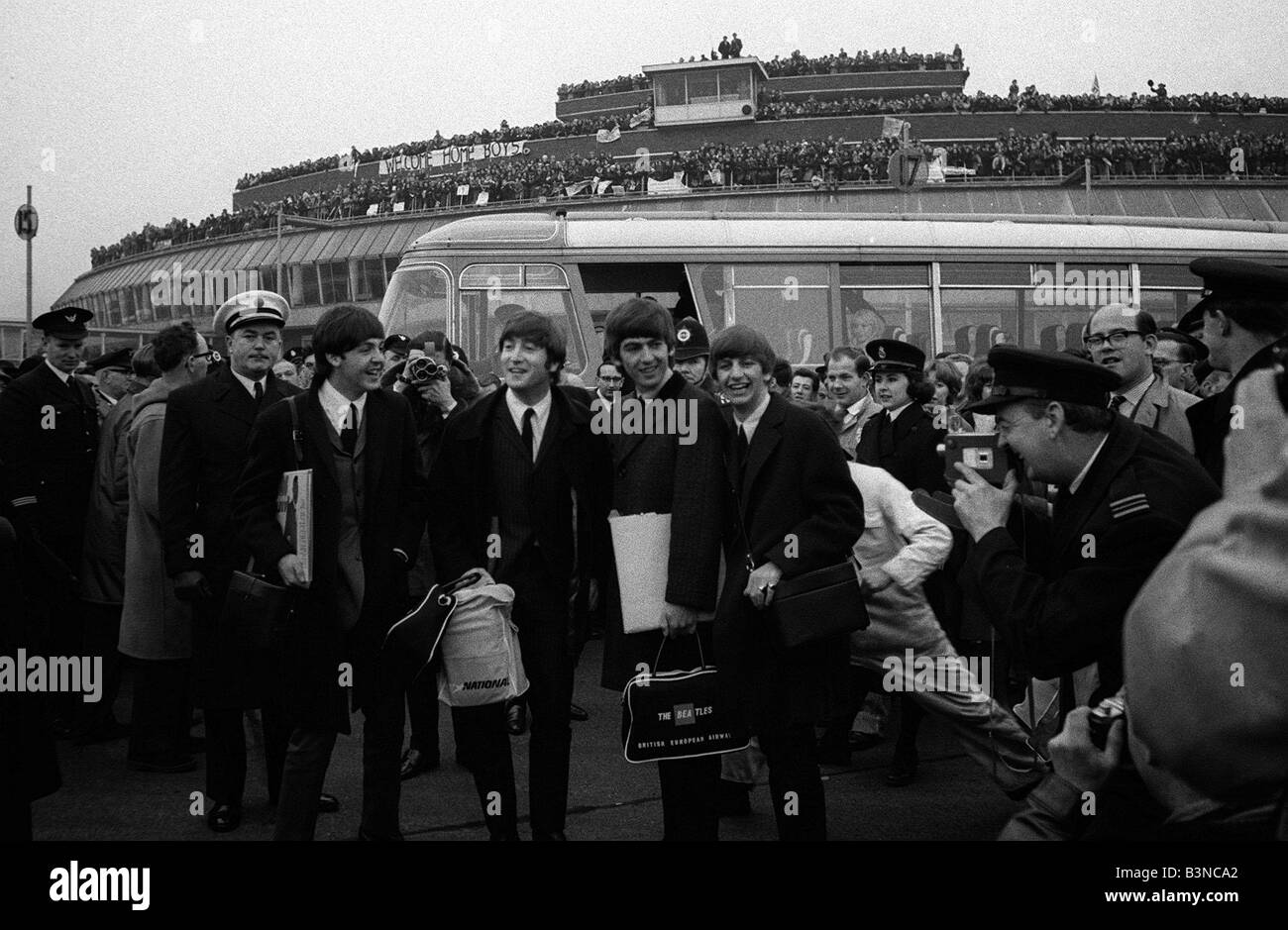 Beatles february 1964 george harrison hi-res stock photography and ...