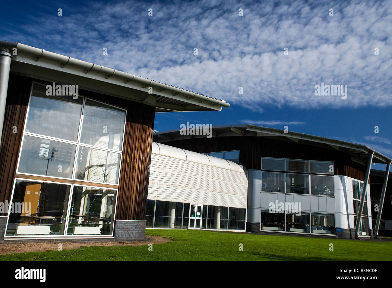 One of the buildings of Sunderland University's St Peter's Campus Stock ...