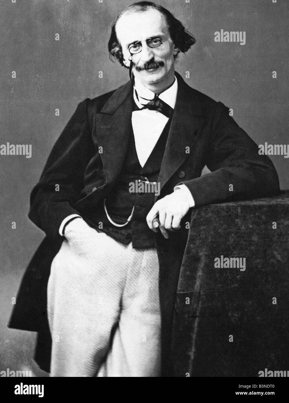 JACQUES OFFENBACH German light opera composer 1819 to 1880 seen here in ...