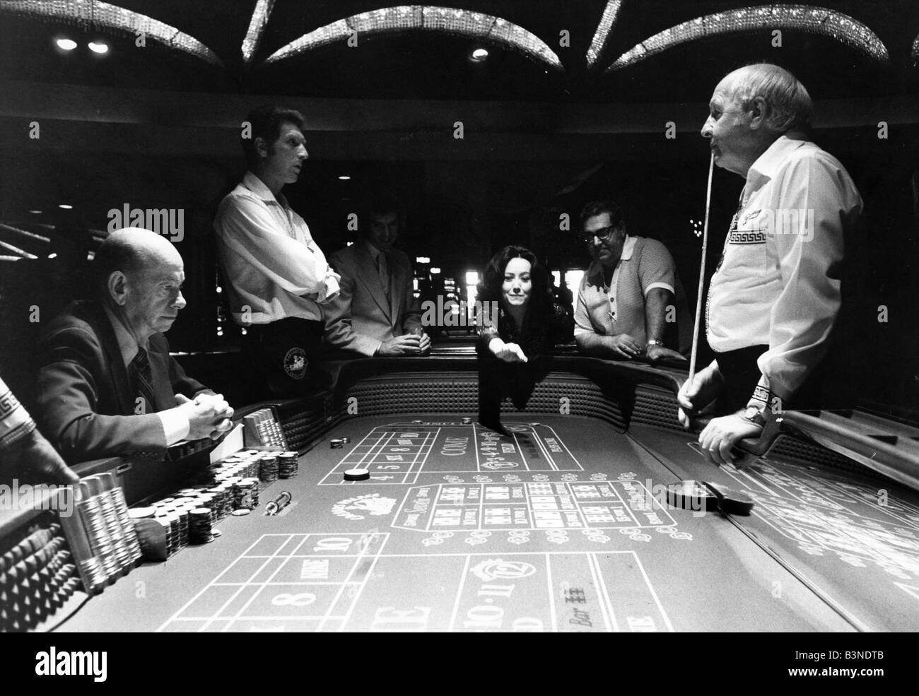 The Crapp Table in Caesar s Palace in Las Vegas April 1978 Stock Photo ...