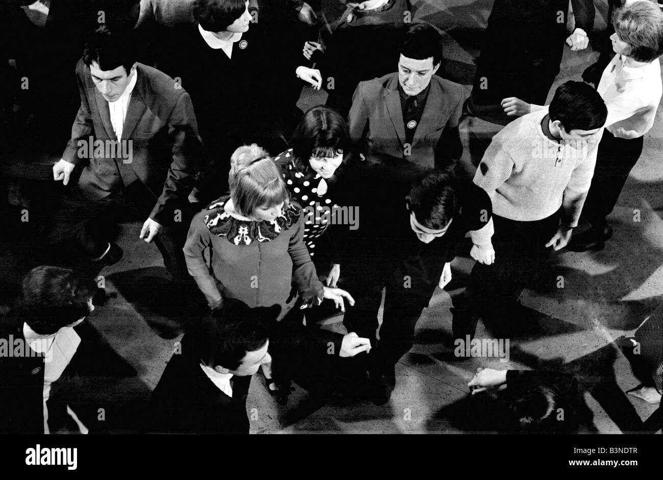 Filming on the set of Ready Steady Go February 1964 Stock Photo - Alamy