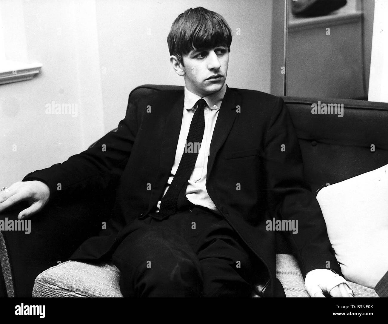 Ringo Starr drummer with The Beatles pictured in 1963 Stock Photo - Alamy