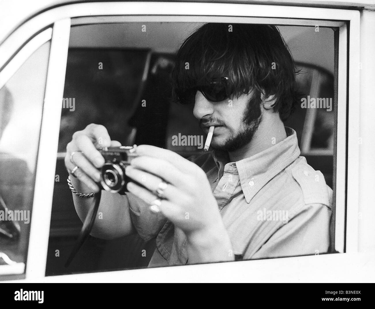 Ringo starr car Black and White Stock Photos & Images - Alamy
