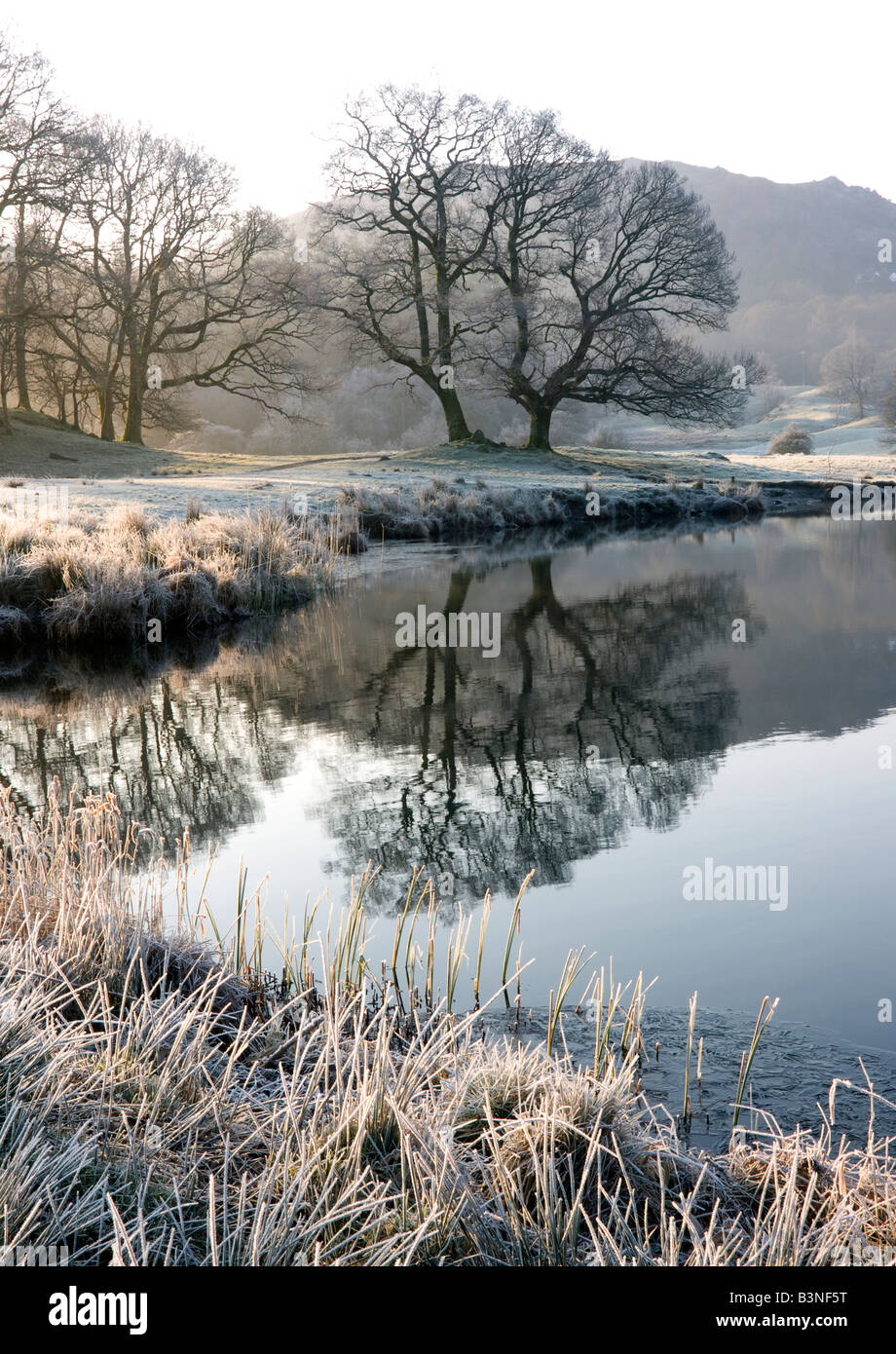 Brathay river frosty morning hi-res stock photography and images - Alamy