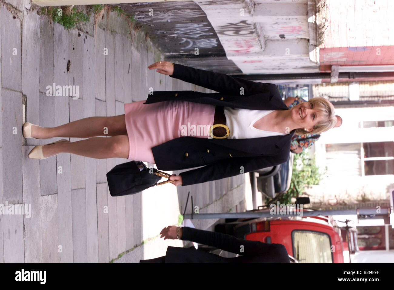 Sophie Rees Jones arrives at Chelsea July 1998 For a photocall with TV ...