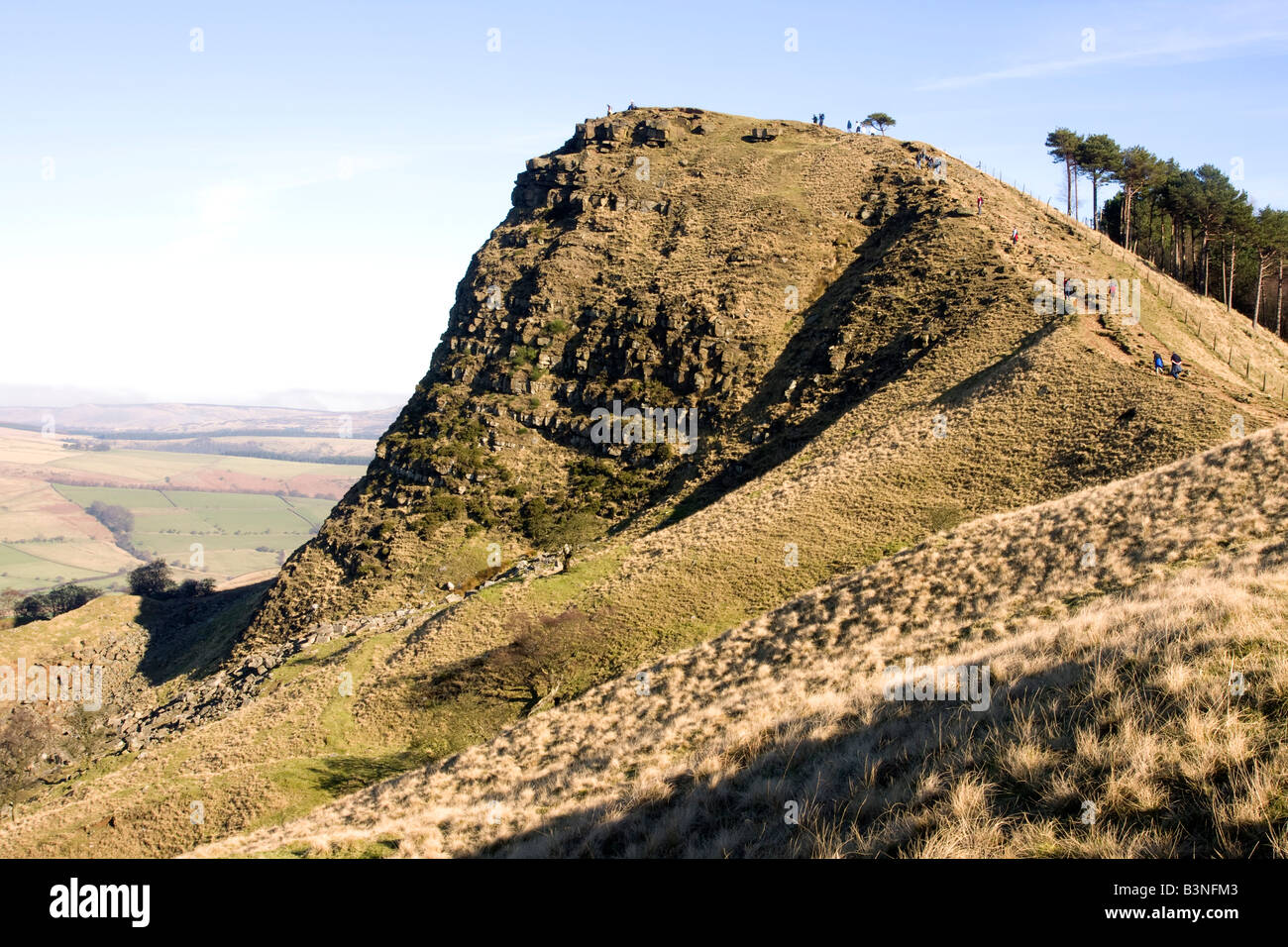 back tor peak district england Stock Photo - Alamy