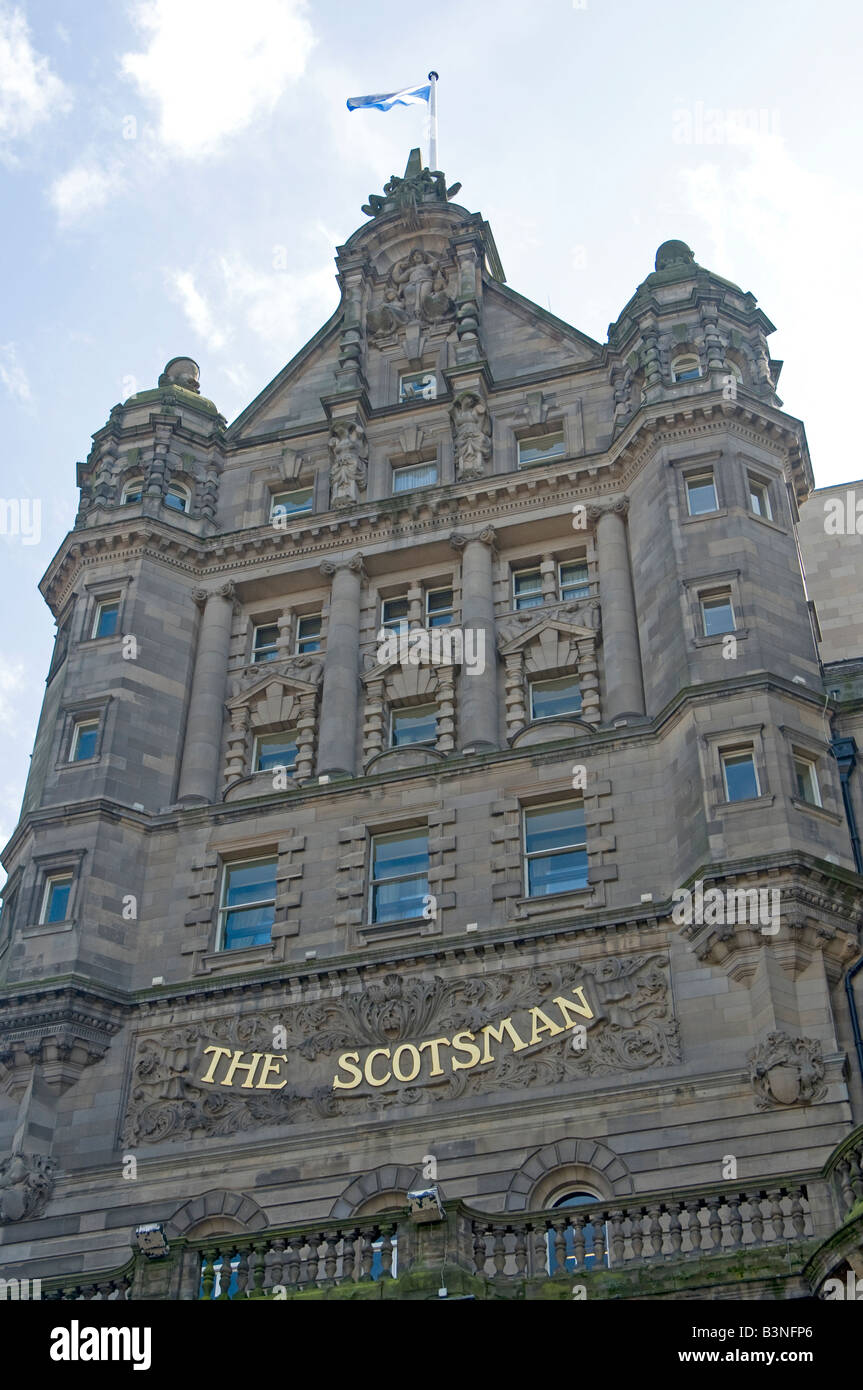 The Scotsman Newspaper Office Edinburgh City Scotland UK Stock Photo ...