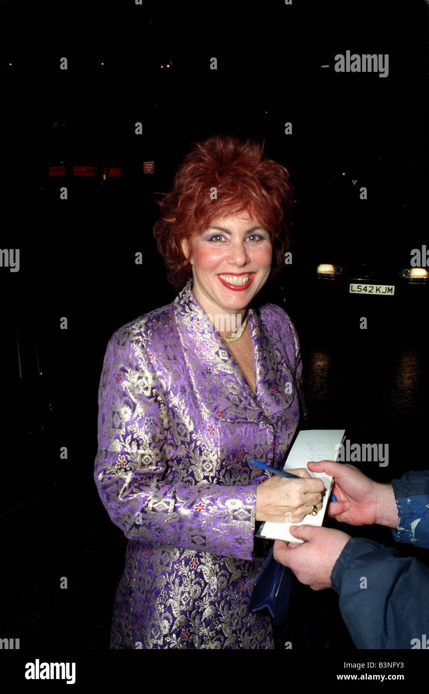 Ruby Wax Comedian TV Presenter December 1998 Arriving at the LWT ...