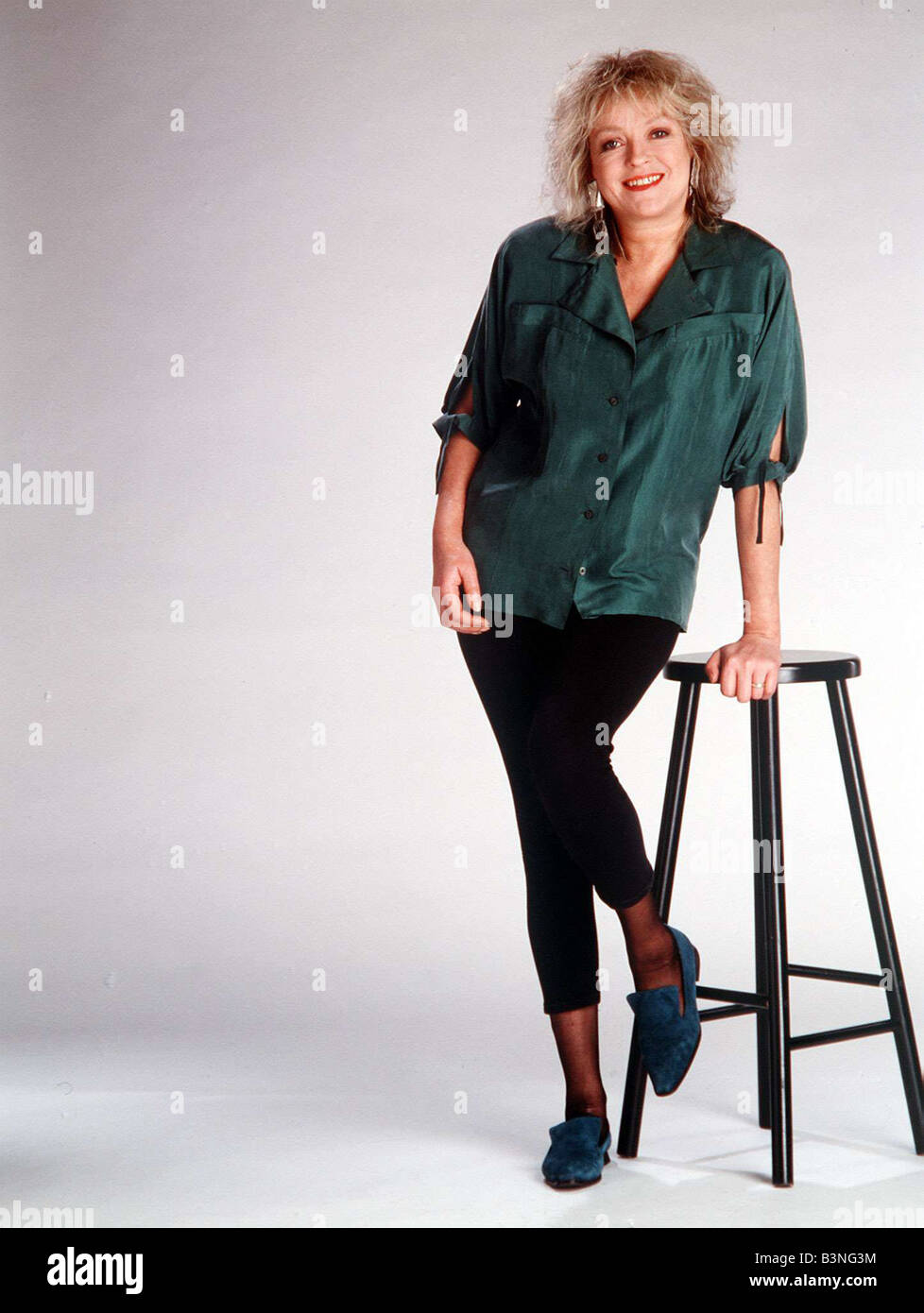 Anne Nightingale Radio Disc Jockey and TV Presenter 1990 mirrorpix ...