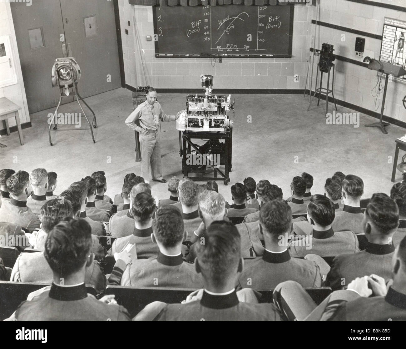 US MILITARY ACADEMY WEST POINT cadets at an engineering class about ...