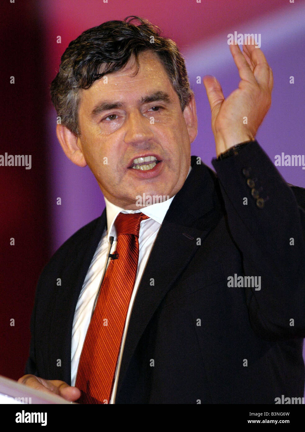 Labour Party Conference Gordon Brown September 2004 Stock Photo - Alamy