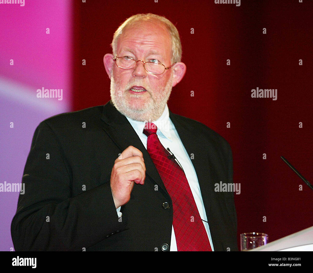 Charles Clarke at the Labour Party Conference in Brighton 2004 Stock ...