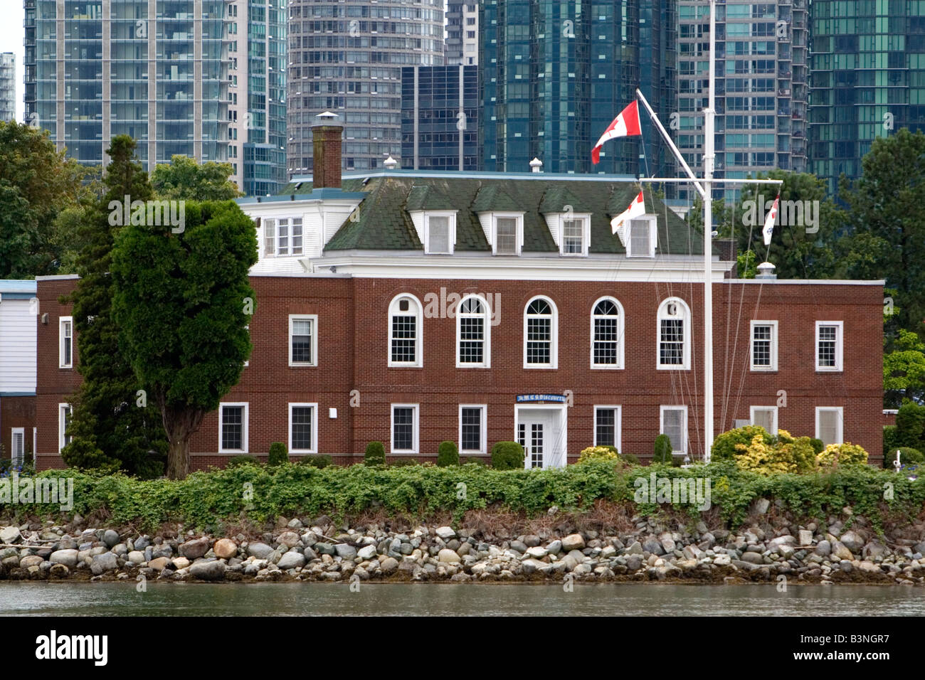 HMCS Discovery naval station museum located on Deadman s Island in Coal ...