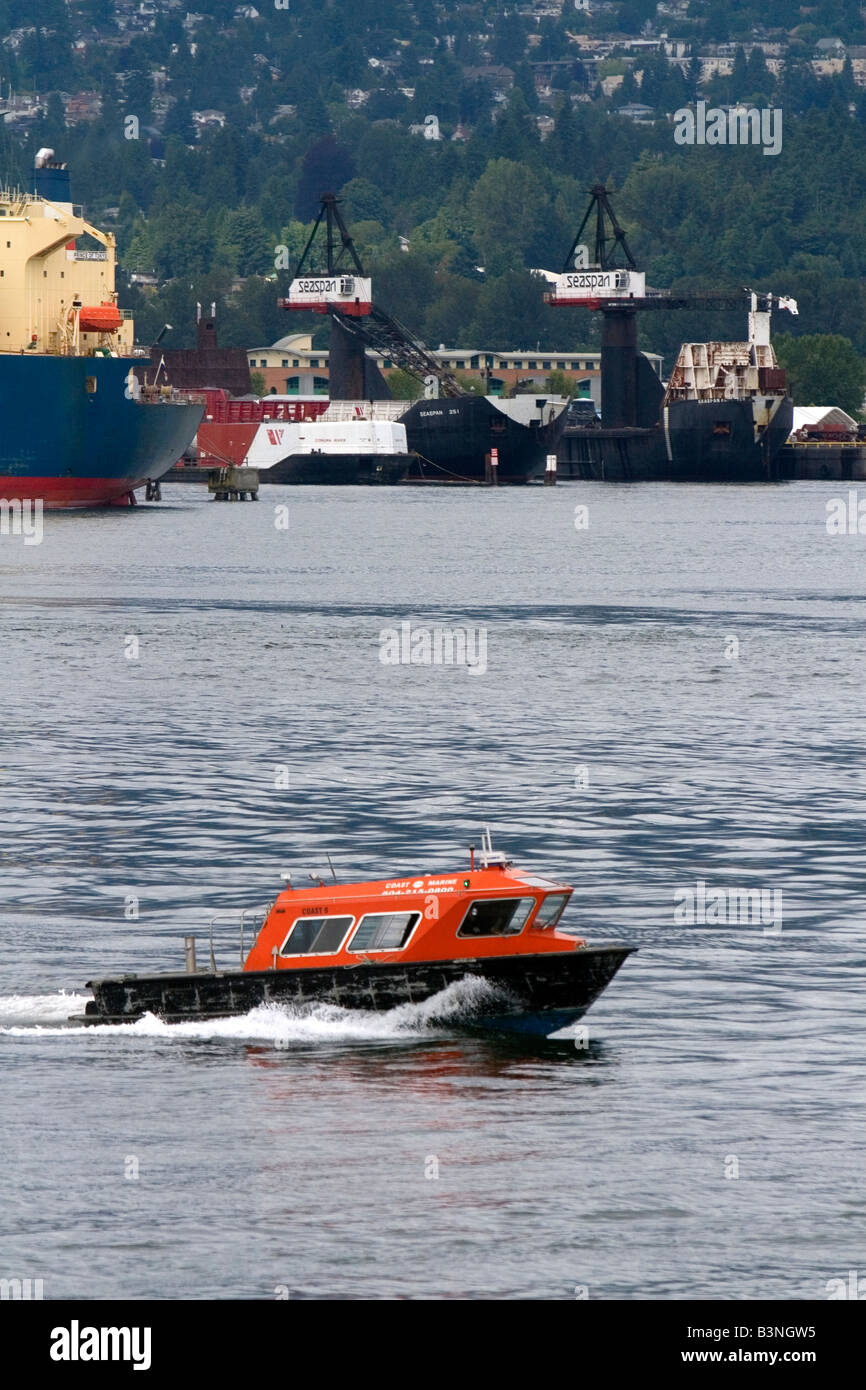 Pilot boat at Port Vancouver in British Columbia Canada Stock Photo - Alamy