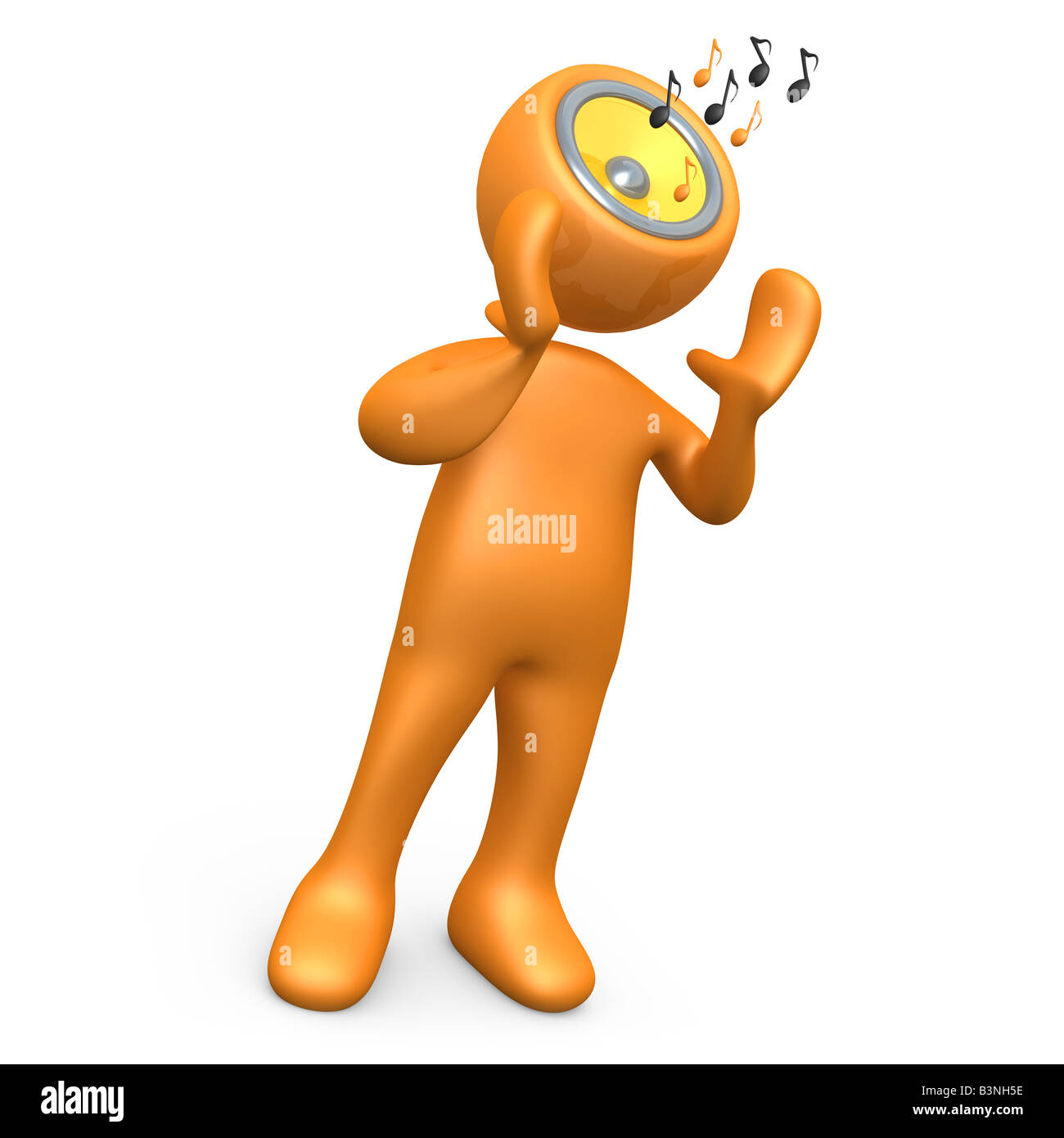 Megaphone singer hi-res stock photography and images - Alamy