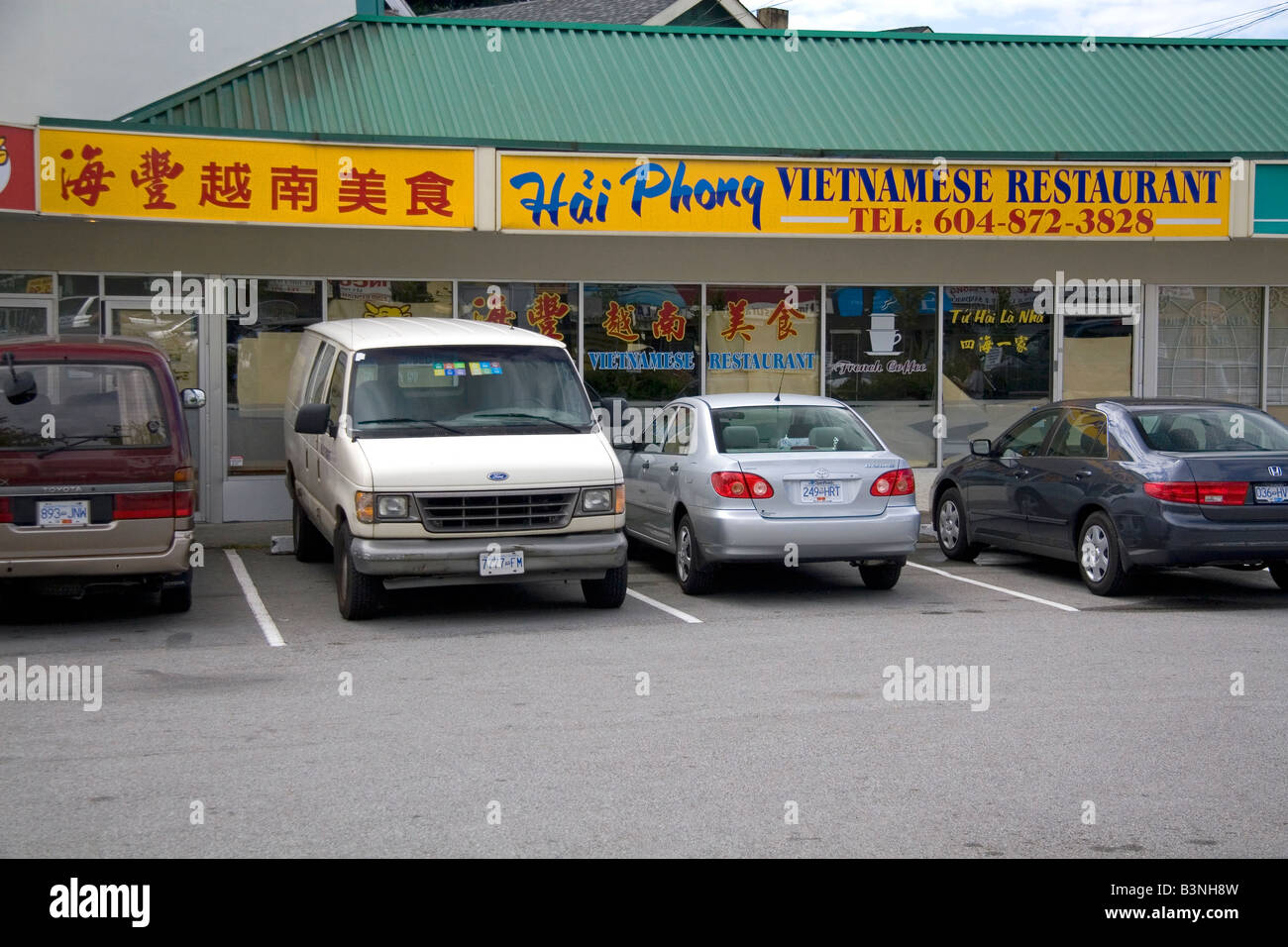 Vietnamese business in Vancouver British Columbia Canada Stock Photo ...