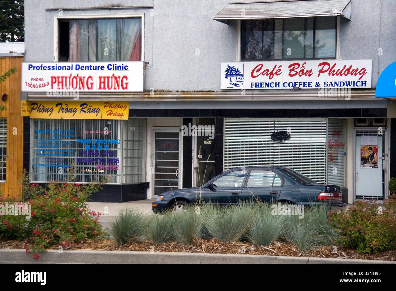 Vietnamese business in Vancouver British Columbia Canada Stock Photo ...