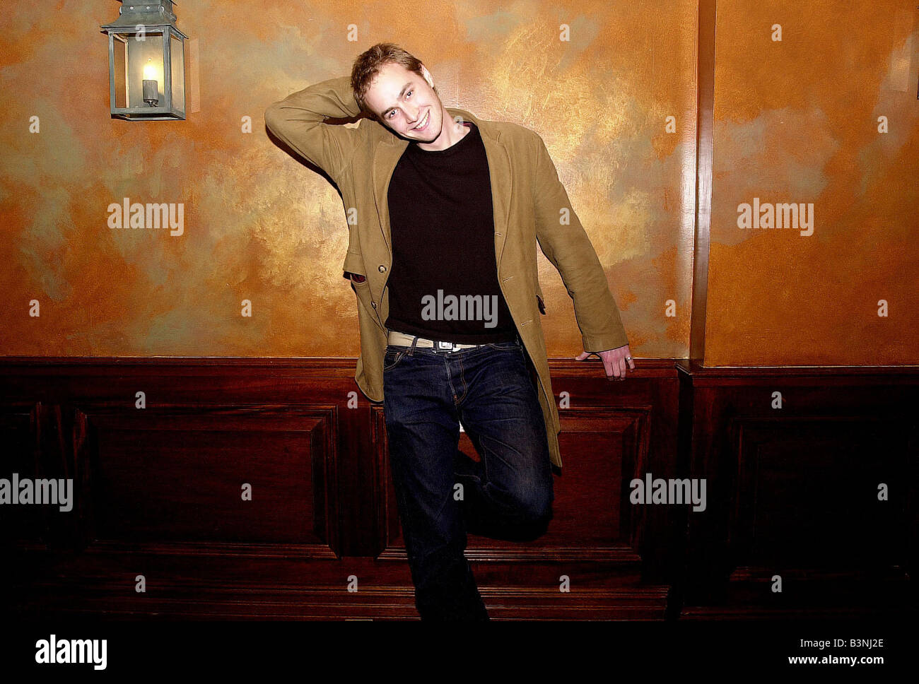 Actor Chris March who stars in the BBC drama series Rescue Me in which ...