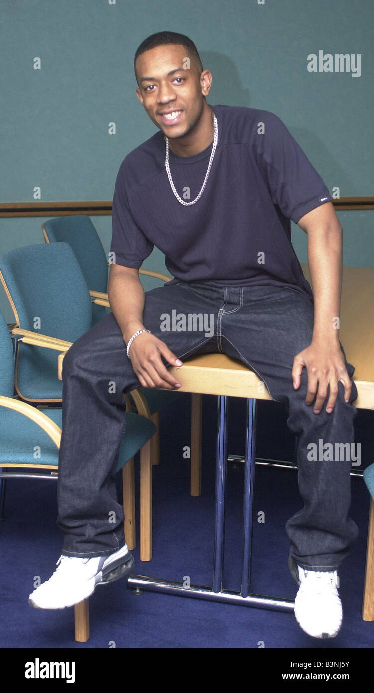 Actor Leon Black June 2002 pictured at the LWT studio London He is to ...