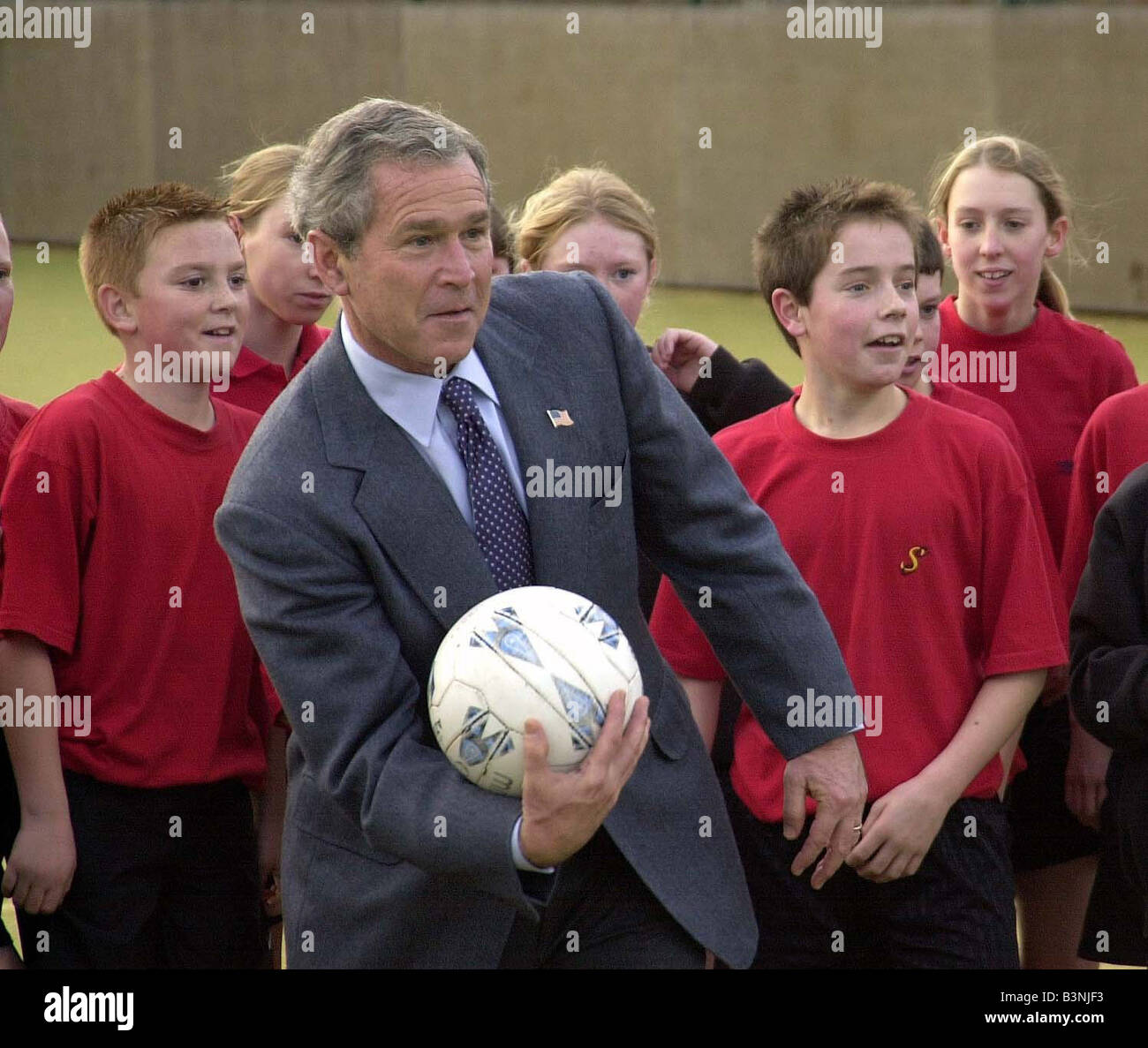 President george bush sedgefield community hi-res stock photography and ...