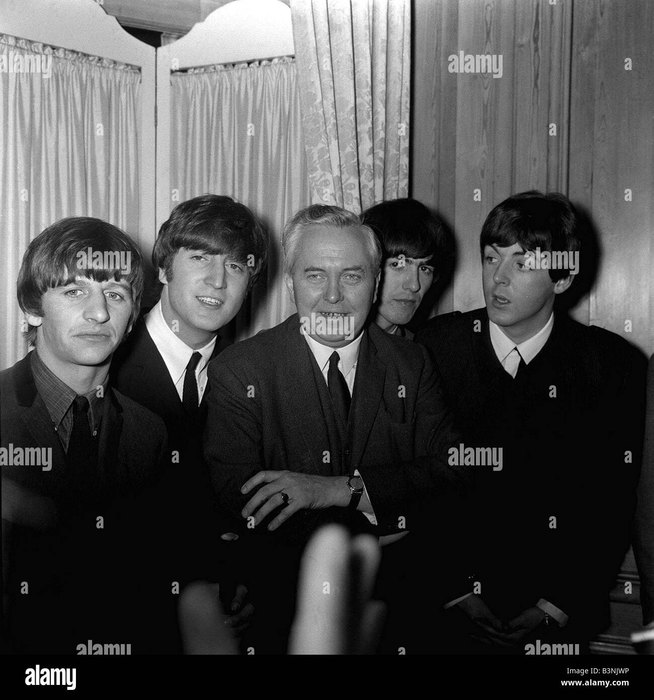 The Beatles L R Ringo Starr John Lennon George Harrison and Paul ...