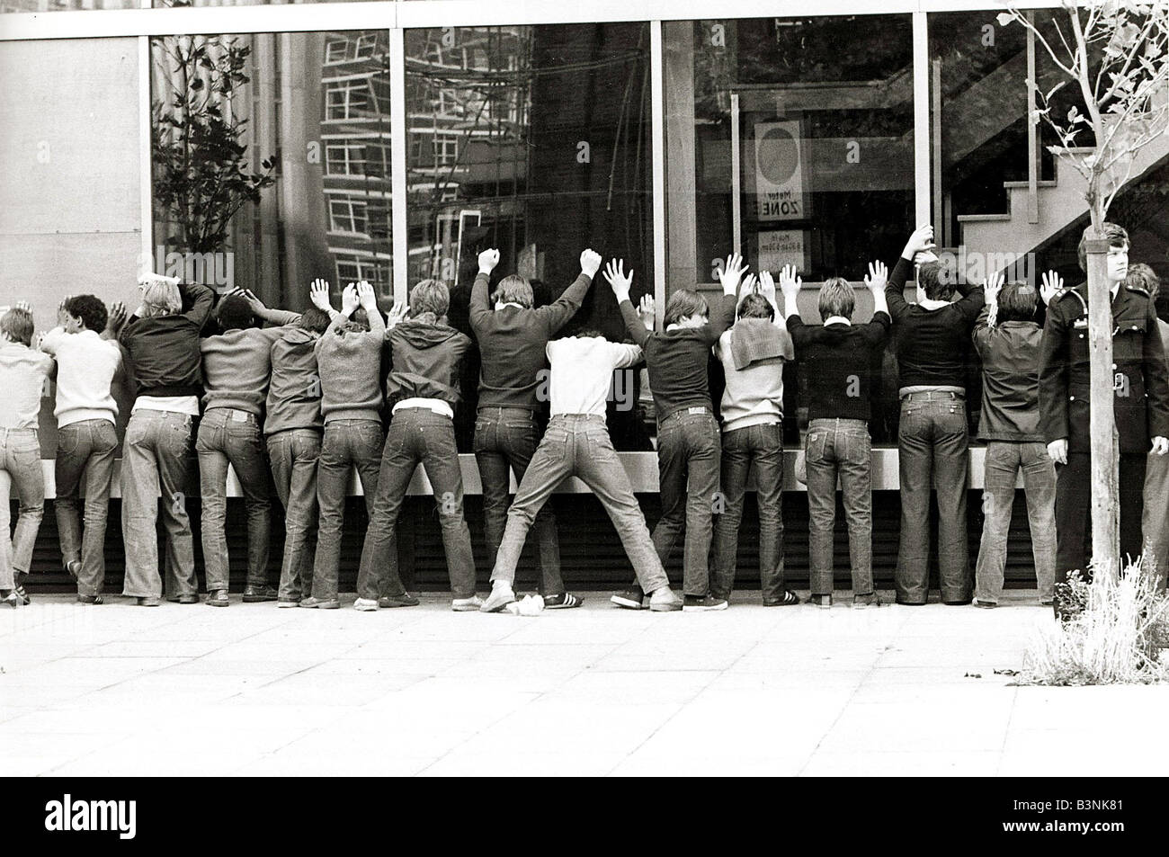 Football hooligans searched after clashes with rival supporters at the ...