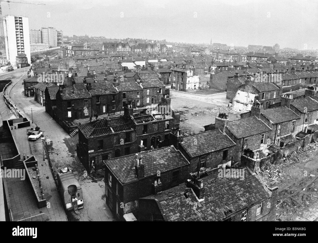 Demolition of the Sampson Street and Kapler Street area of Everton Re ...