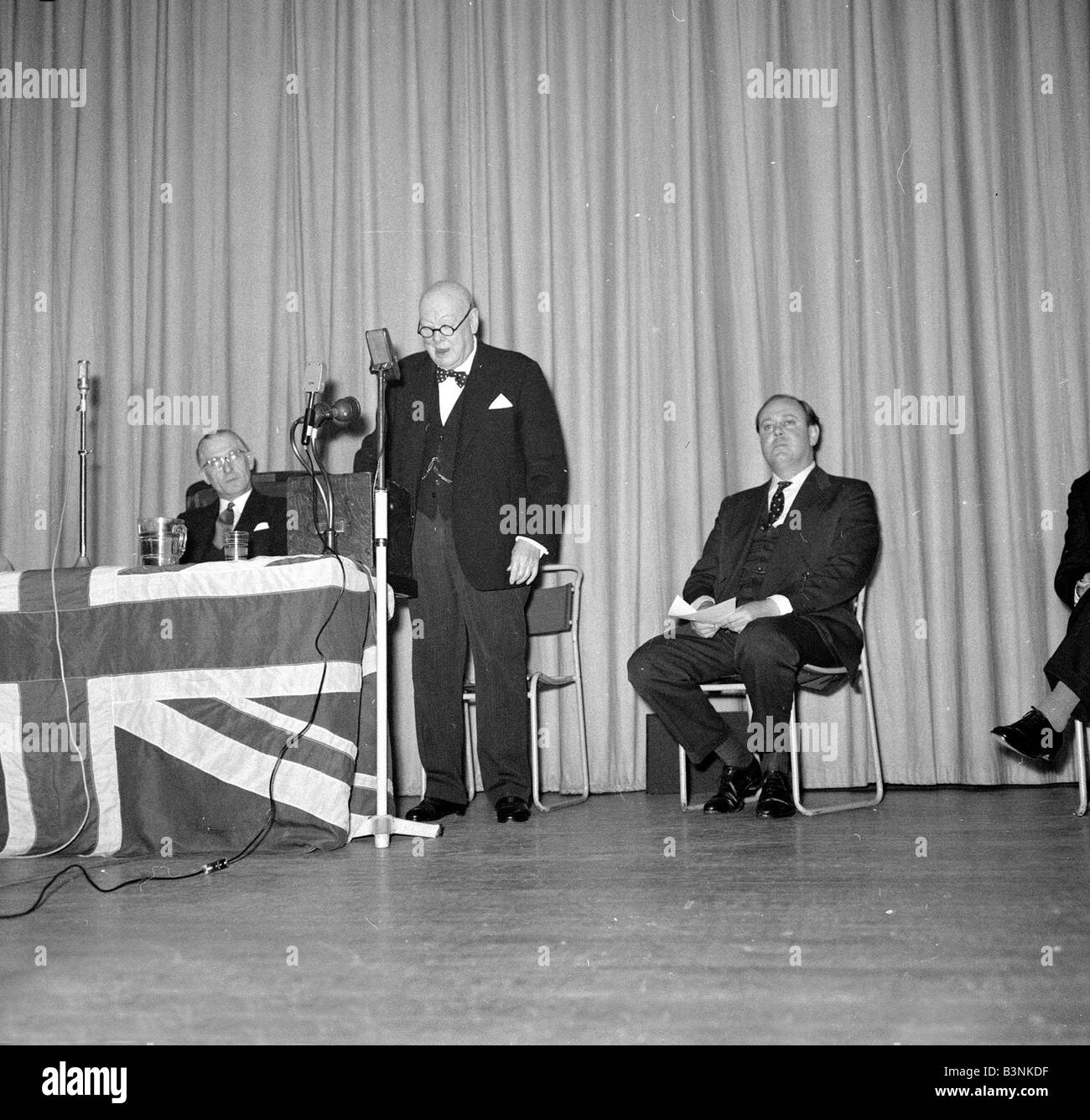 British Prime Minister at a conference Stock Photo - Alamy