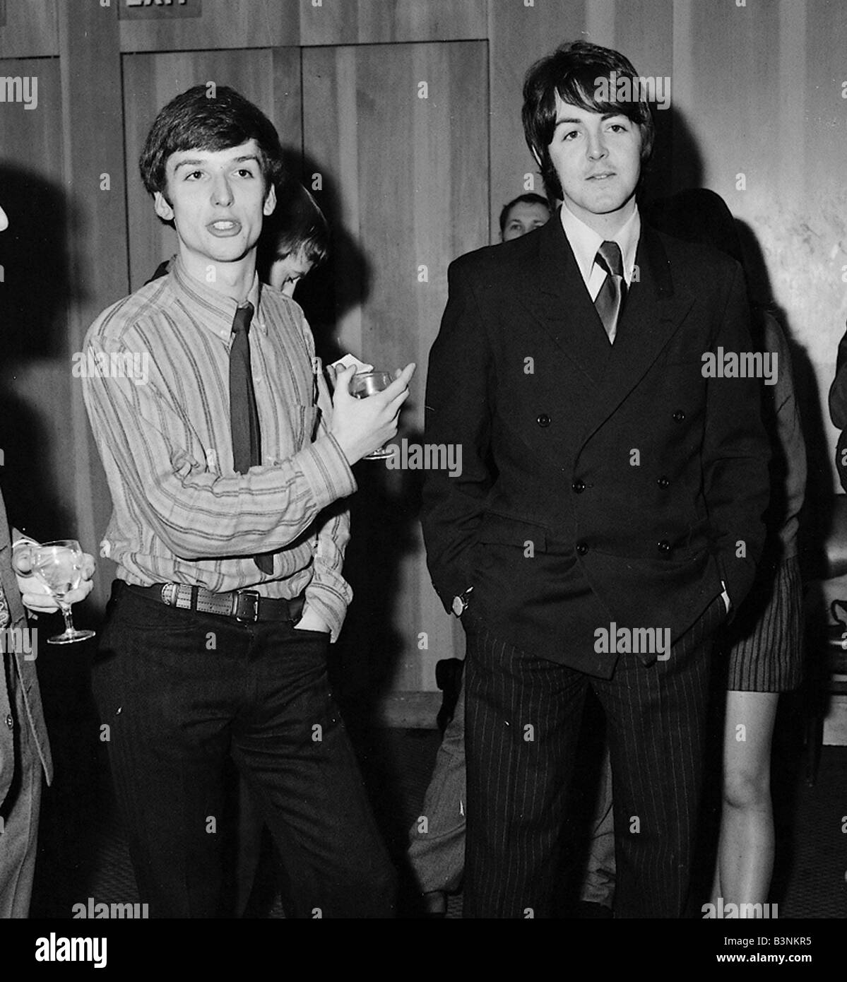 Paul McCartney with arts critic John Eades at Royal garden hotel London ...