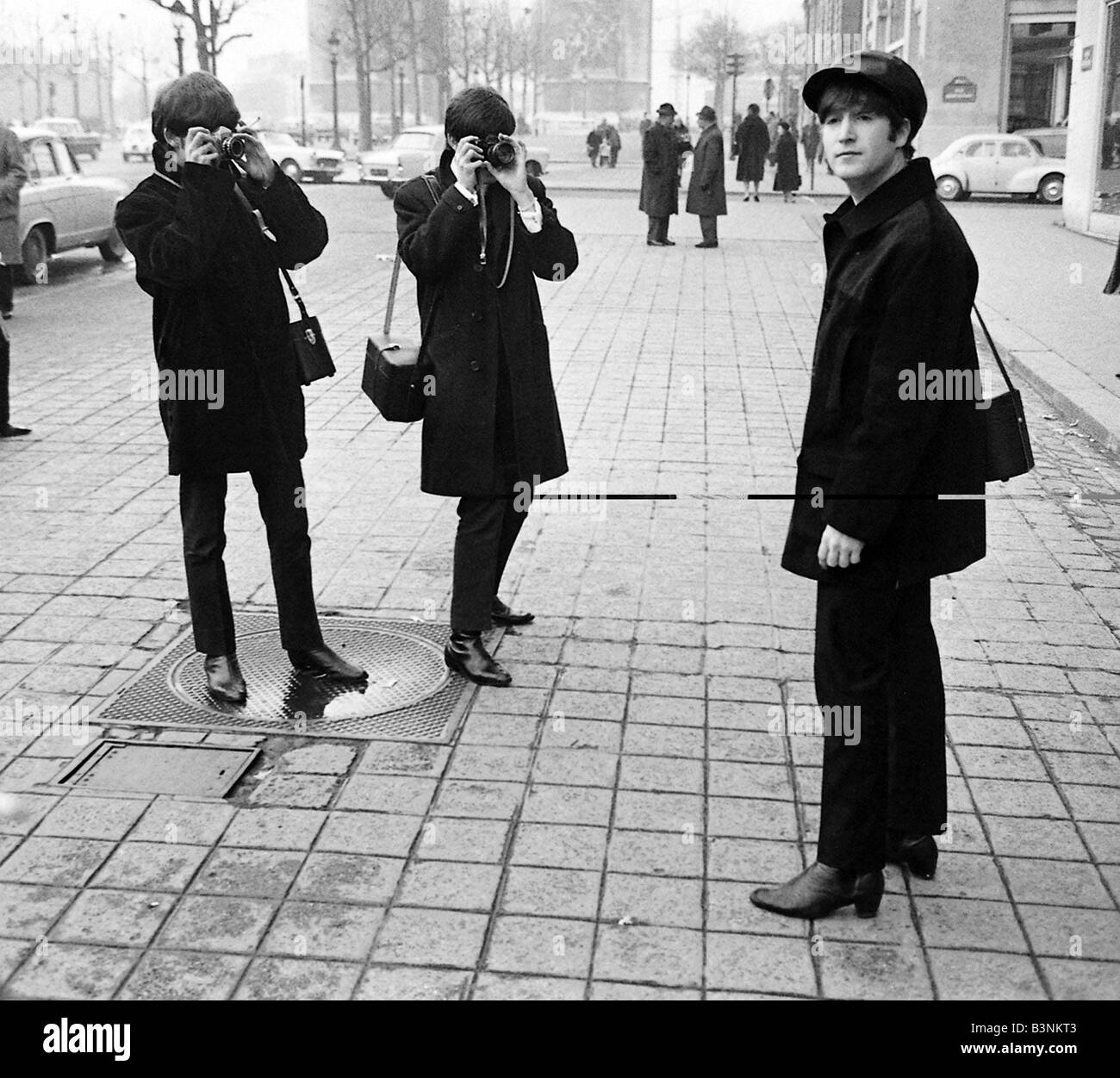 Beatles files 1964 The Beatles take time out in Paris January 1964 ...