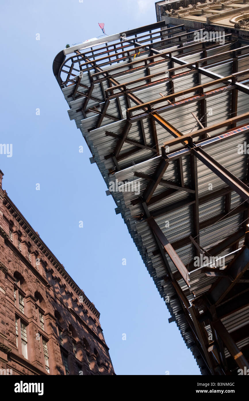 Building under construction in a city s downtown area Stock Photo - Alamy