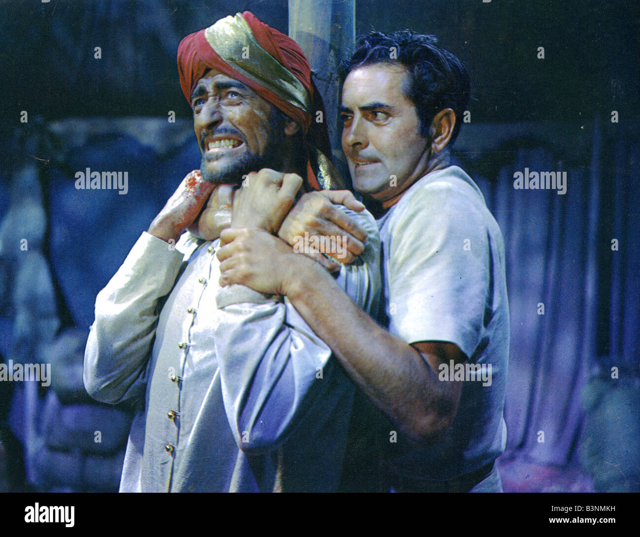 KING OF THE KHYBER RIFLES 1953 TCF film with Tyrone Power at right ...