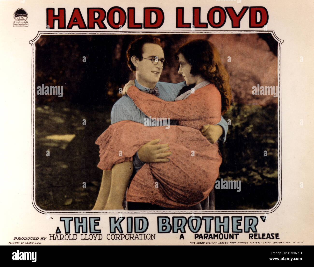 THE KID BROTHER 1927 Paramount silent film with Harold Lloyd and Jobyna ...